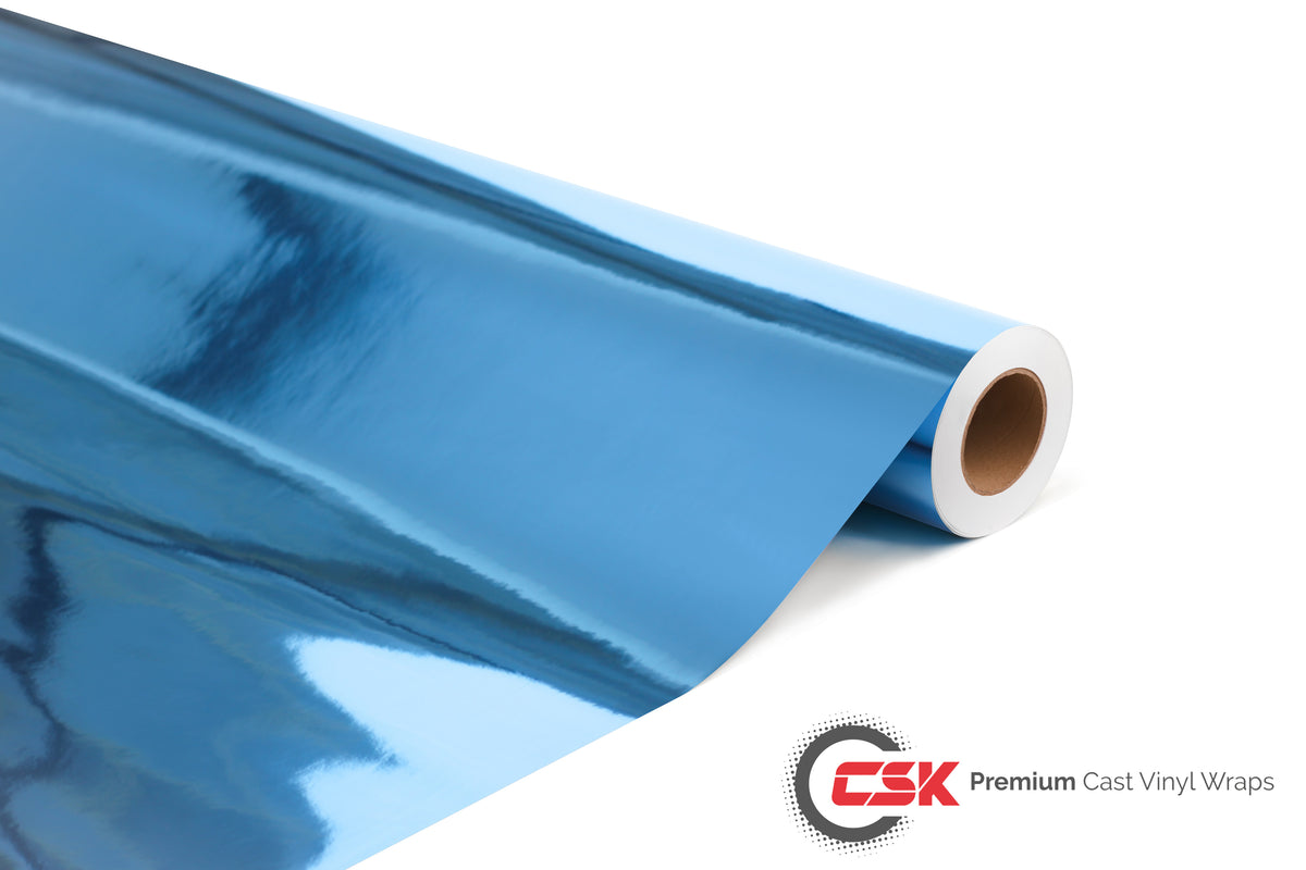 Mirror Chrome Light Blue | LM027D – CSK Premium Cast Vinyl Wraps