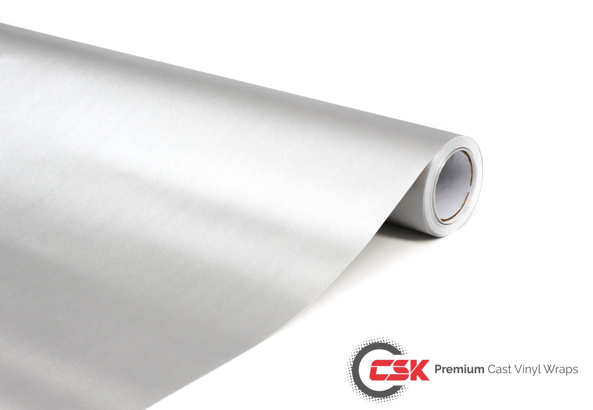 Brushed Aluminium Silver | BLS03 – CSK Premium Cast Vinyl Wraps