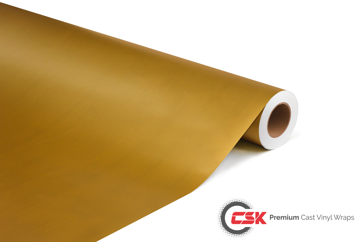 Matte Gold | MF08 – CSK Premium Cast Vinyl Wraps